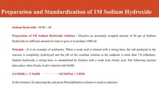 Pharmaceutical Analysis-I (Unit-I) | PPTX | Chemistry | Science