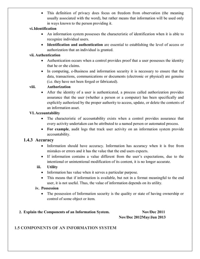 IT8073 _Information Security _UNIT I Full notes | PDF