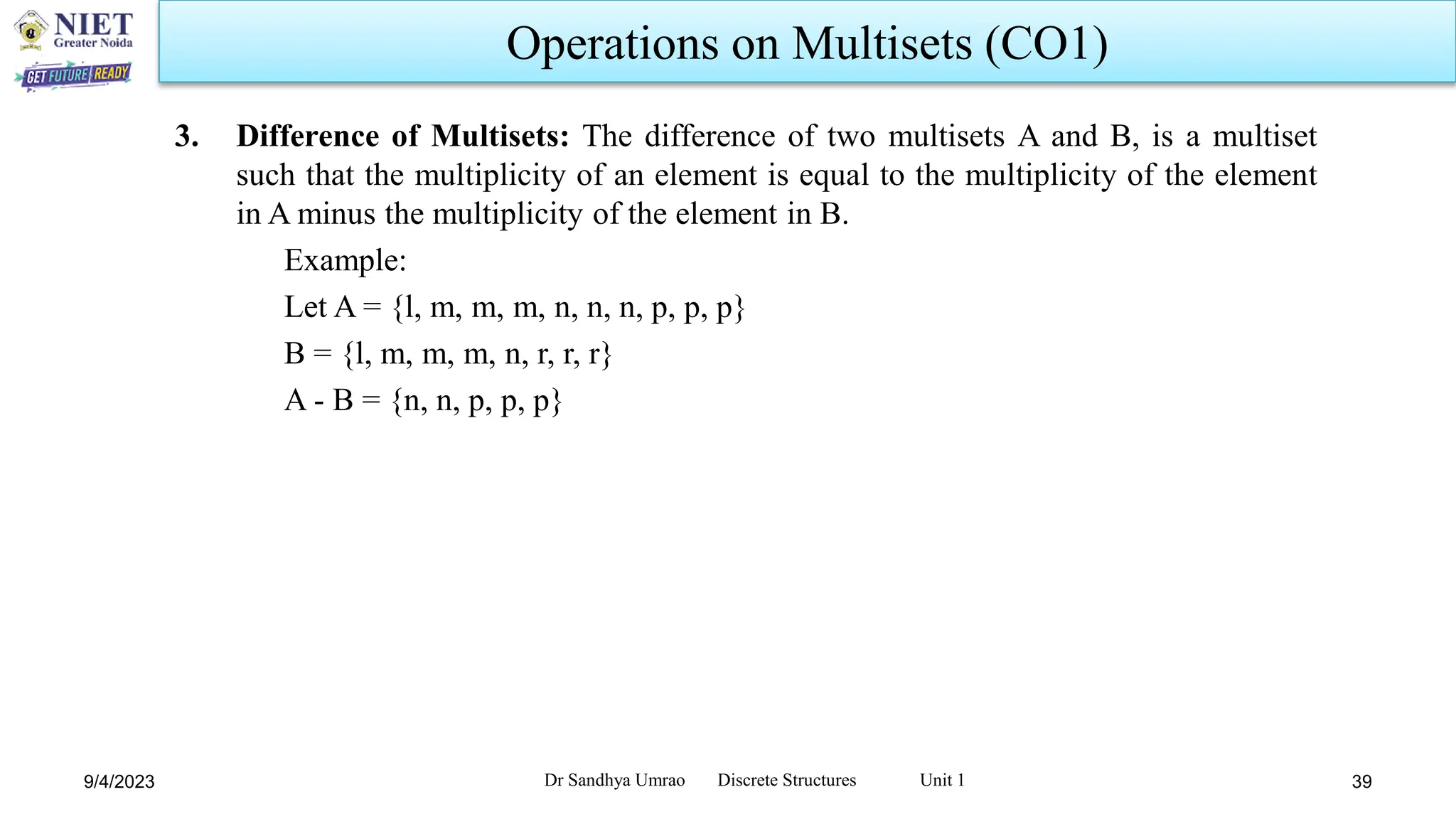 Set Theory, Relations,Functions (Discrete Structures) | PDF