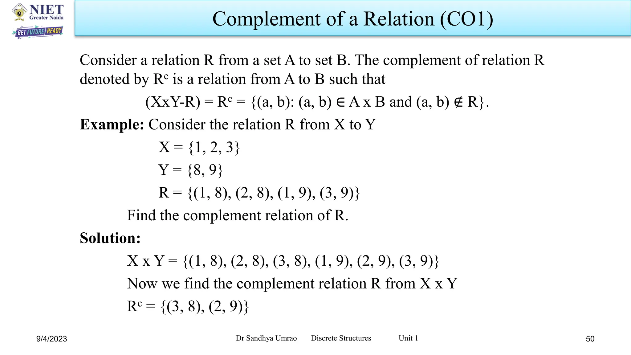 Set Theory, Relations,Functions (Discrete Structures) | PDF