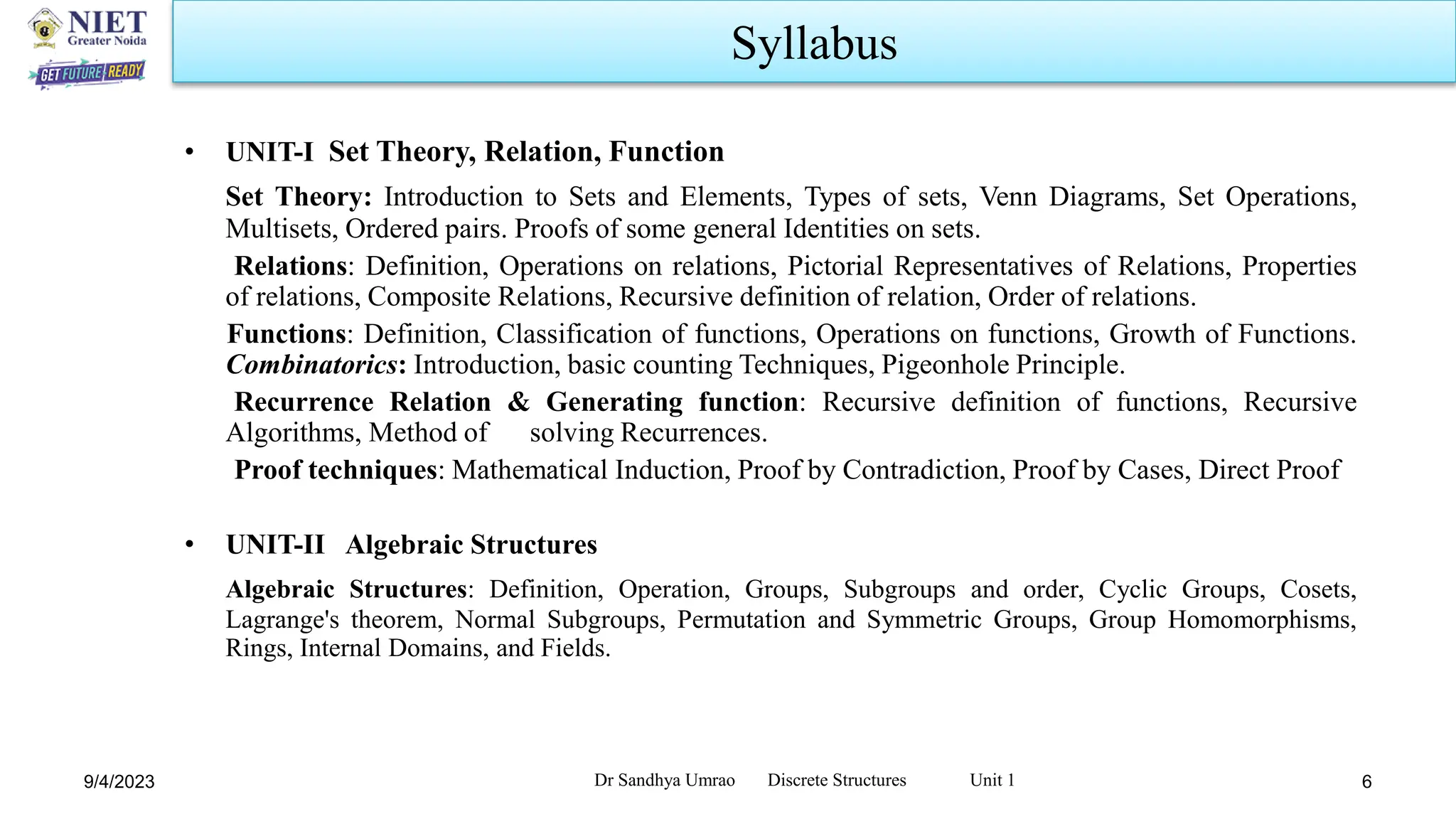 Set Theory, Relations,Functions (Discrete Structures) | PDF