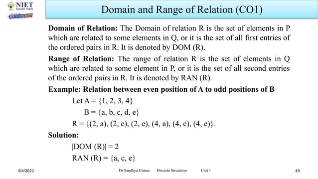 Set Theory, Relations,Functions (Discrete Structures) | PDF