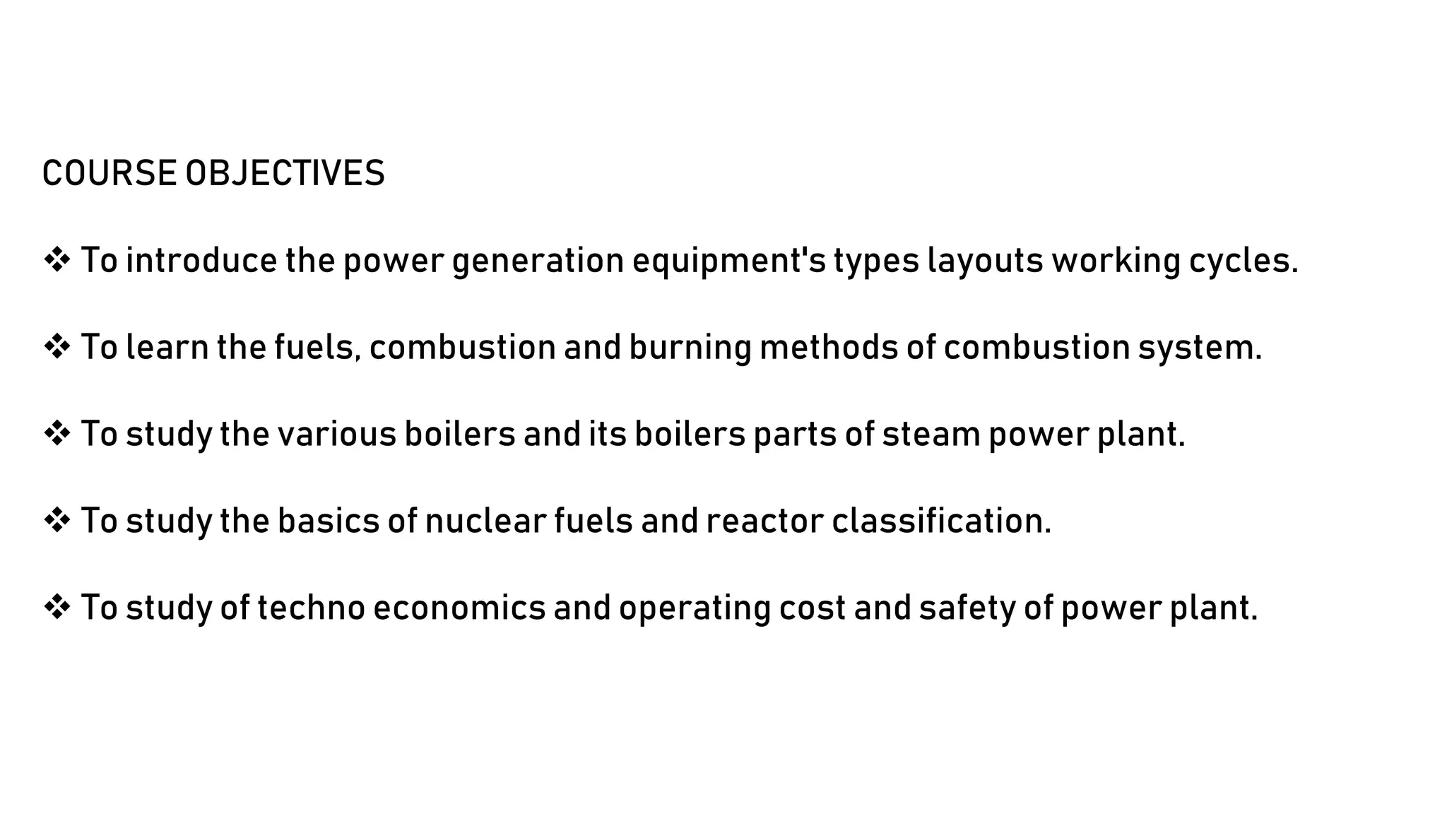 INTRODUCTION TO POWER GENERATION EQUIPMENT DESIGN | PPTX