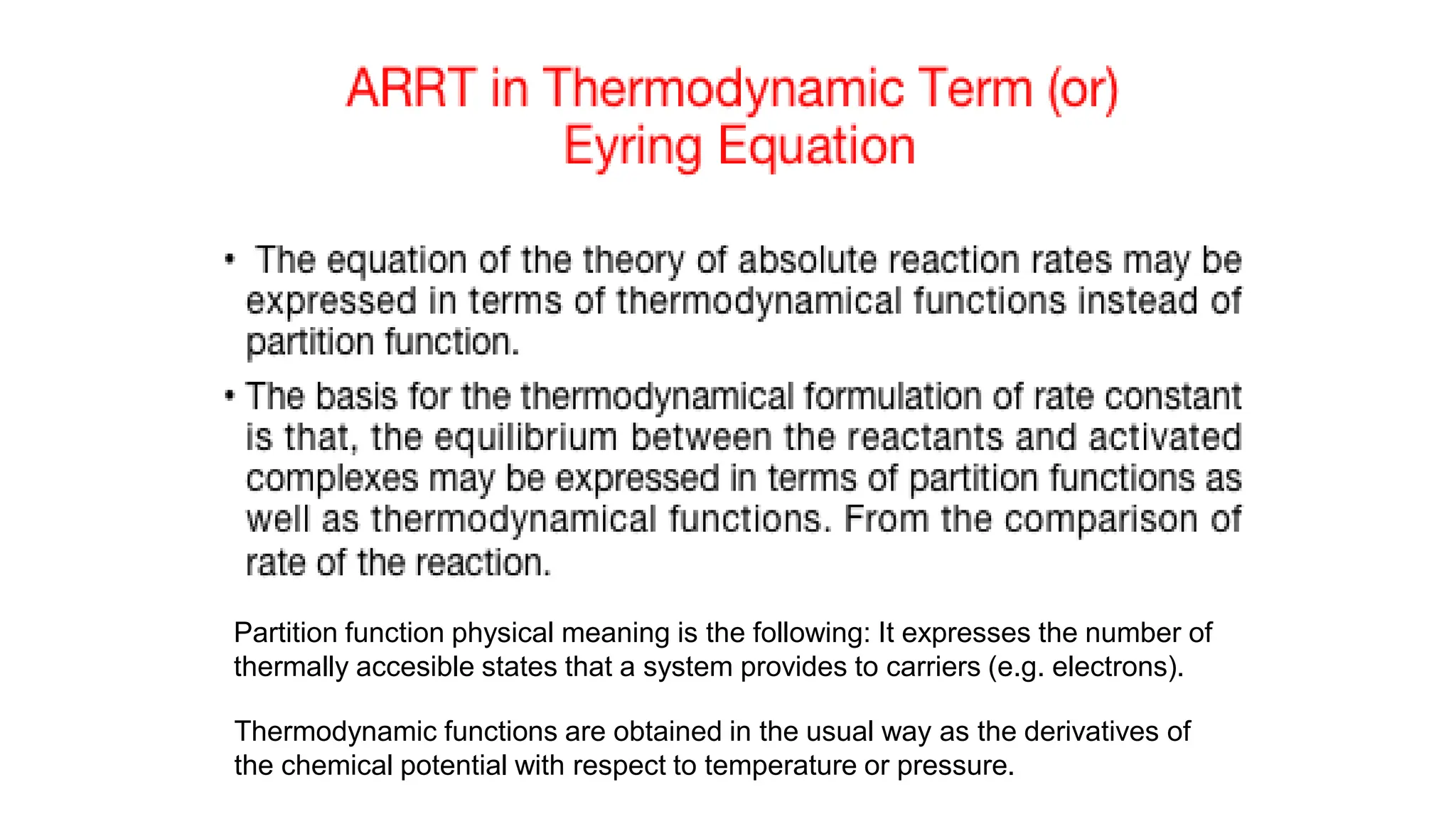 Chemical Kinetics and Catalysis -Absolute Reaction Rate Theory in ...