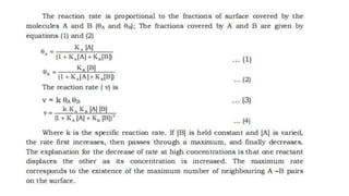 Chemical Kinetics and Catalysis -Absolute Reaction Rate Theory in ...