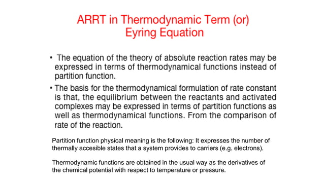 Chemical Kinetics and Catalysis -Absolute Reaction Rate Theory in ...