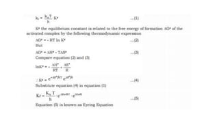 Chemical Kinetics and Catalysis -Absolute Reaction Rate Theory in ...