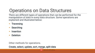 Unit.1 Introduction to Data Structuresres | PPT