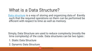 Unit.1 Introduction to Data Structuresres | PPT