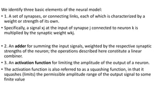 Introduction to Neural Networks By Simon Haykins | PPTX | Artificial Intelligence | Technology ...