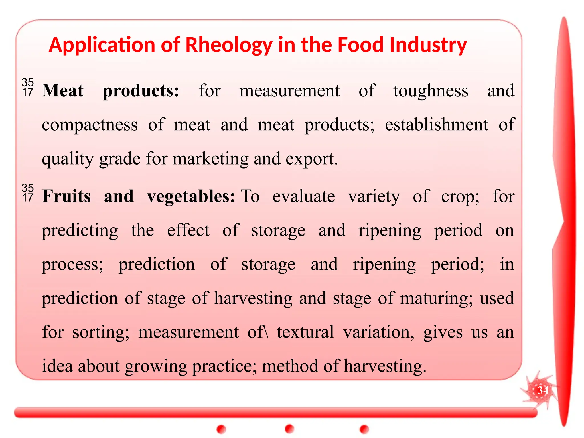 Food Engineering, rheology of foods, visco-elastic model, theological ...