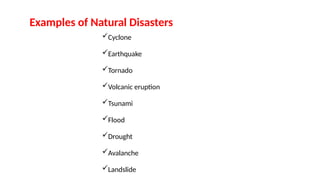 Hazards, Vulnerability andDisaster Risks | PPTX