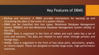 Introduction to Database Management Systems | PPT