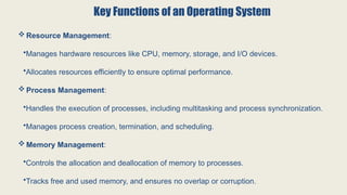 introduction to advanced operating systems | PPT