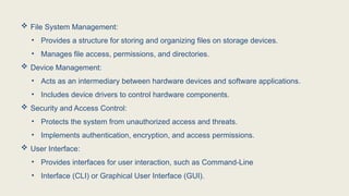 introduction to advanced operating systems | PPT