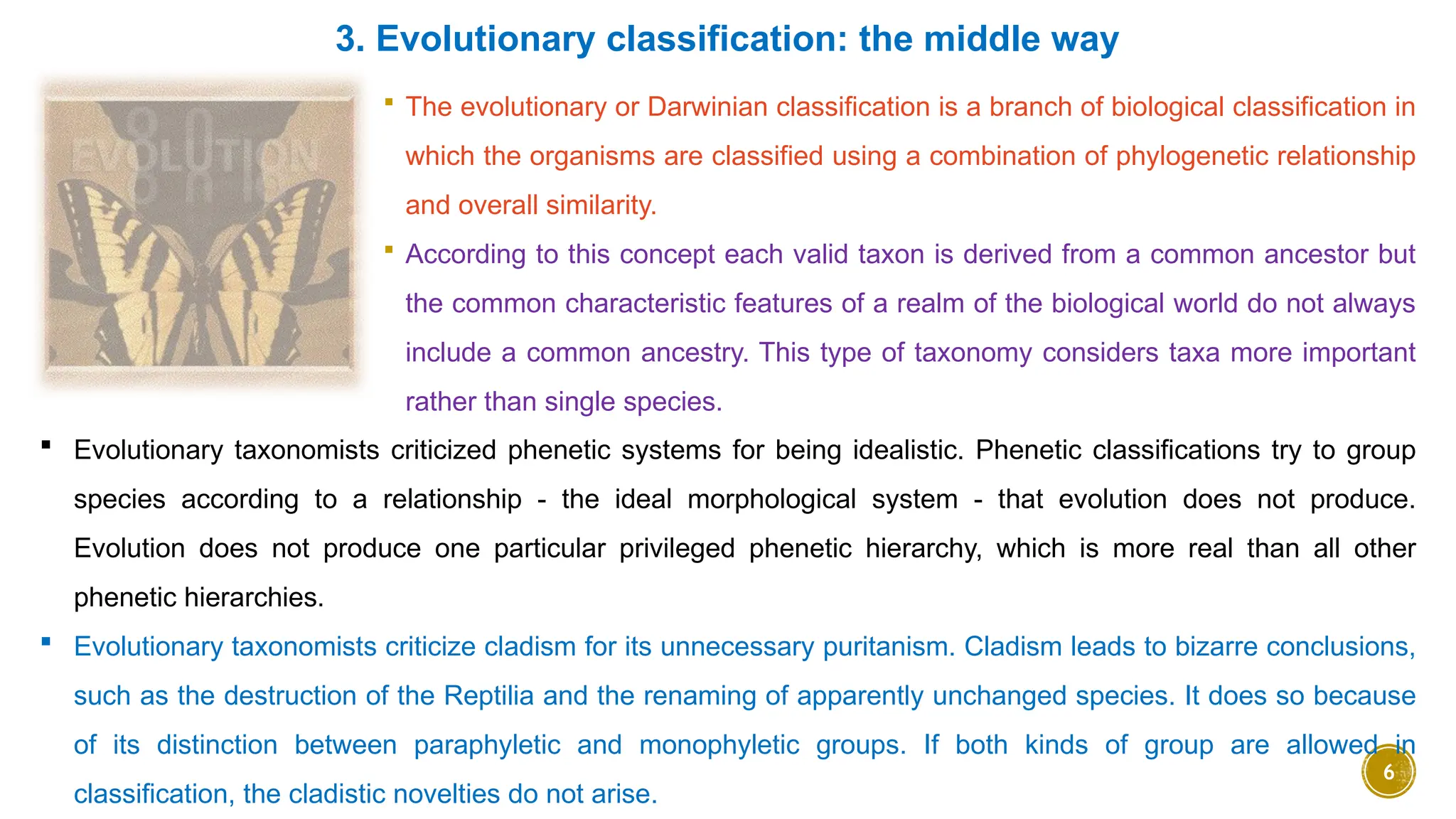 unit 1Insect Phylogeny and Systematics Evolutionary classification: the ...