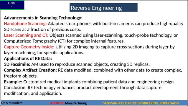 Innovative technique- Additive Manufacturing | PPT