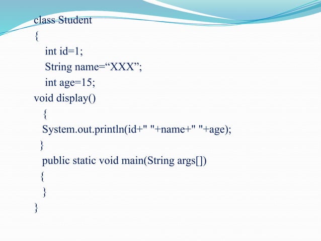Object Oriented Programming unit 1 content for students | PPTX