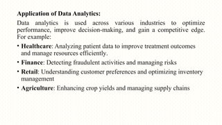 Data Analytics for UG students - What is data analytics and its ...