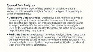 Data Analytics for UG students - What is data analytics and its ...