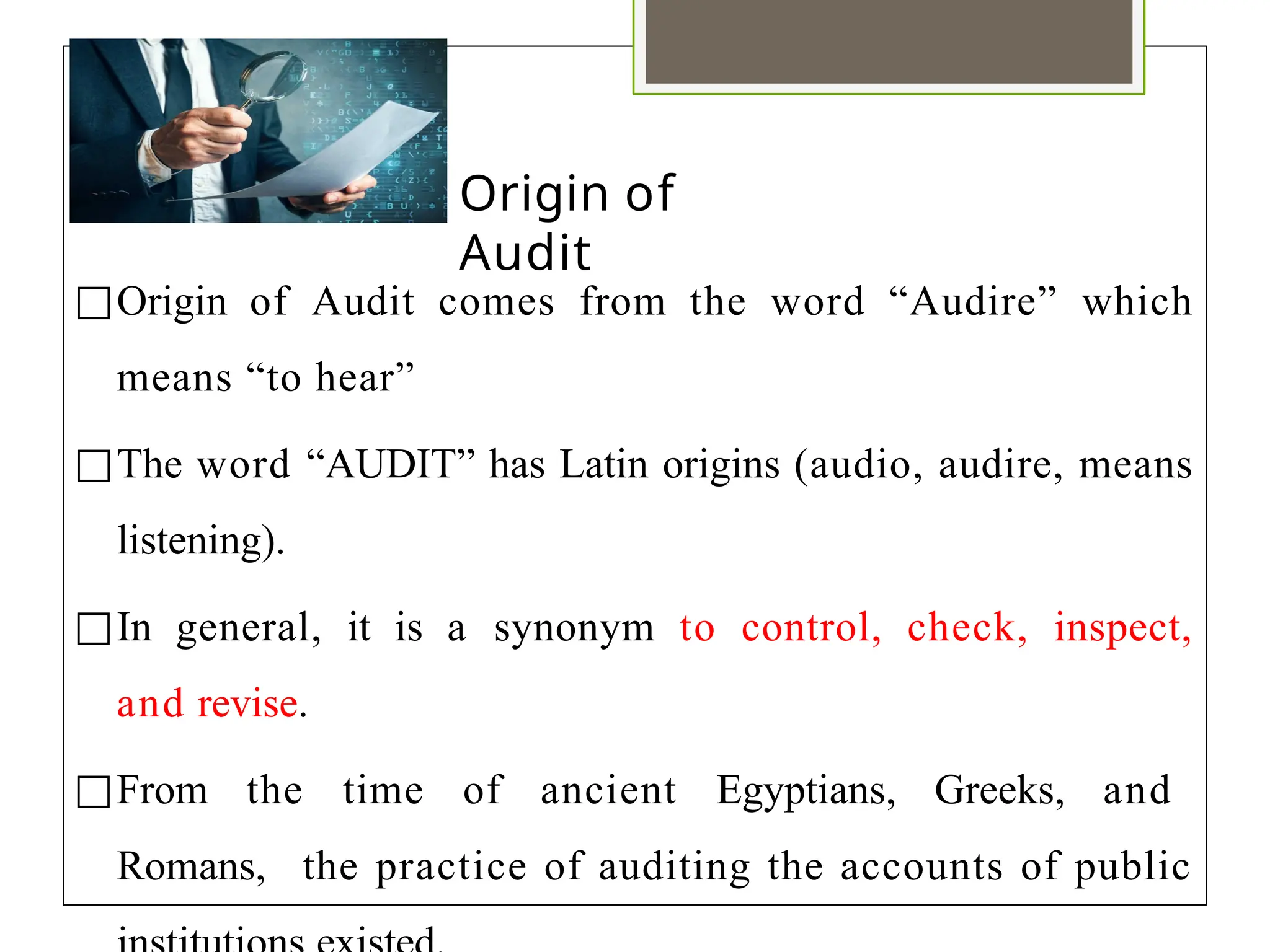 Auditing and Assurance Meaning - Objectives - Types - Advantages & Disadvantages, Preparation ...