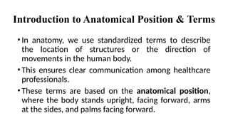 Introduction to anatomical terms Unit I.pptx