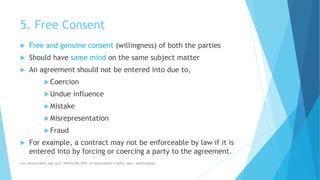 Elements of a Contract | PPTX