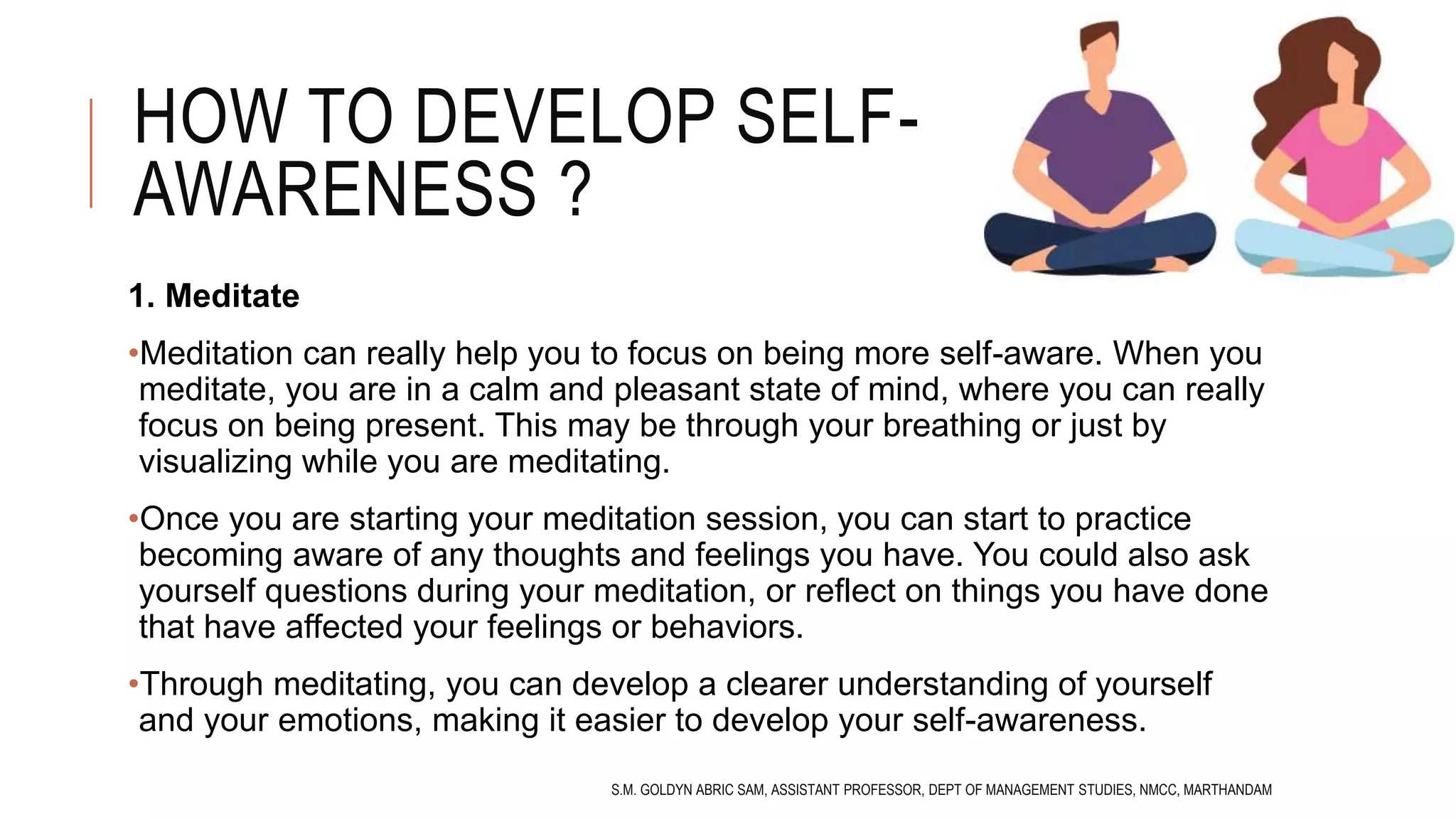 Self Awareness | PPTX