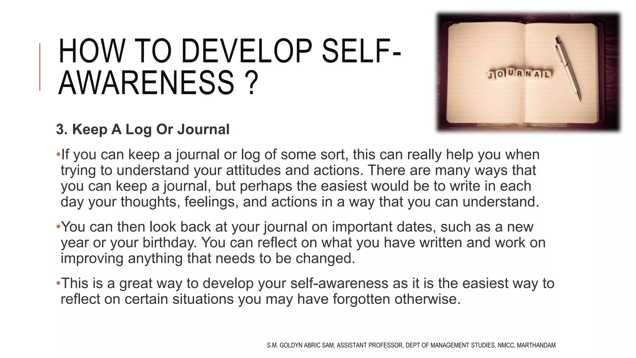 Self Awareness | PPTX