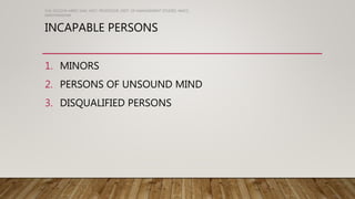 Capacity of Parties | PPTX