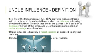Undue Influence | PPTX | Law