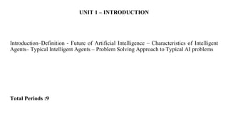 UNIT I - AI.pptx