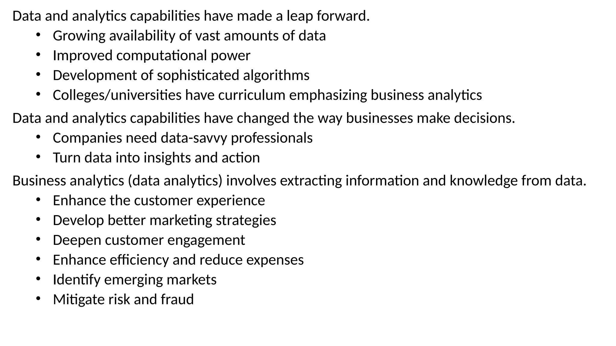Unit I - Business Analytics for MBA .pptx