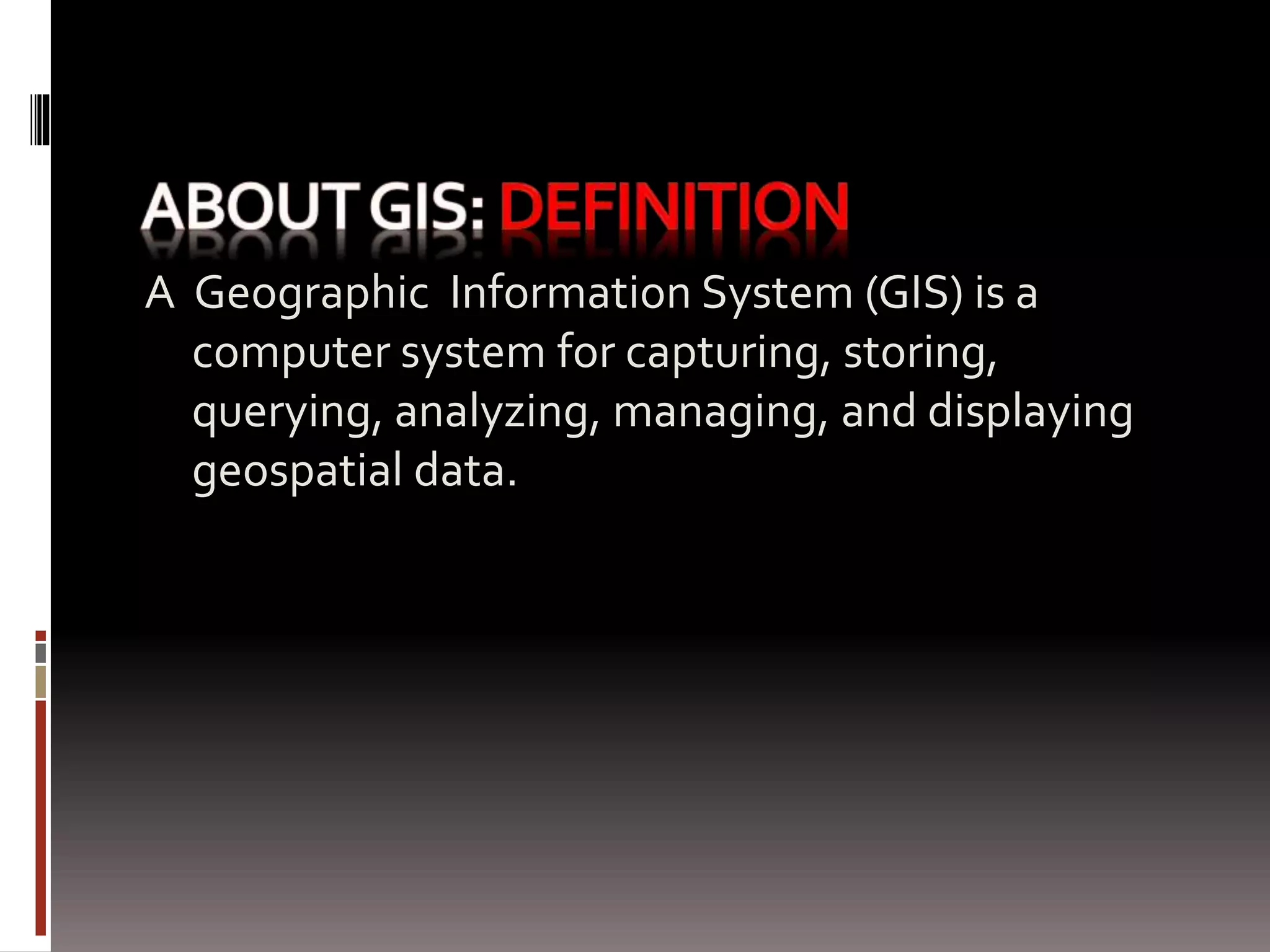 TYBSC IT PGIS Unit I Chapter I- Introduction to Geographic Information ...