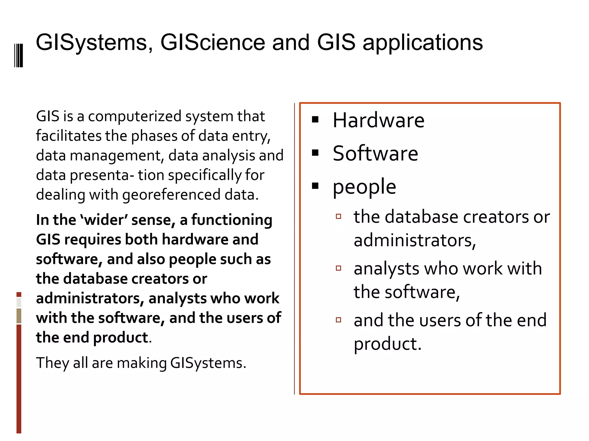Tybsc It Pgis Unit I Chapter I Introduction To Geographic Information Systems Pptx