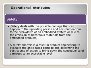 SYBSC IT SEM IV EMBEDDED SYSTEMS UNIT I Characteristics and Quality ...