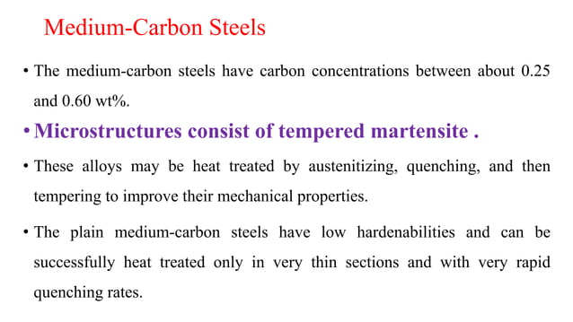 Unit i classification of steel and cast iron microstructure | PPTX ...