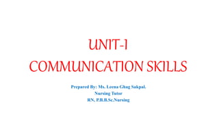Communication skills | PPTX