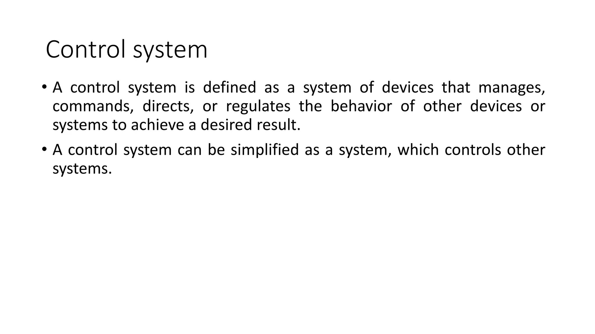 Control System Modeling case study with complete explanation | PPTX