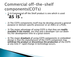 SYBSC IT SEM IV EMBEDDED SYSTEMS UNIT I Core of Embedded Systems | PPTX