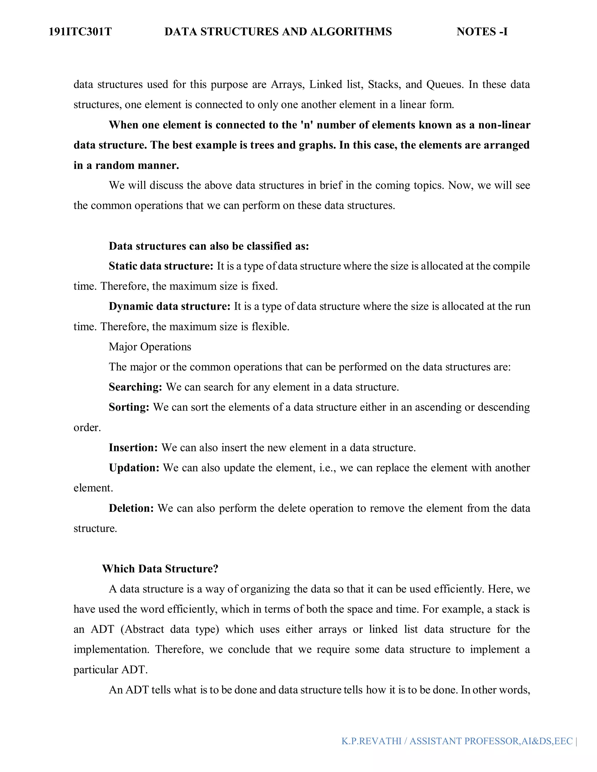 UNIT I - Data Structures.pdf