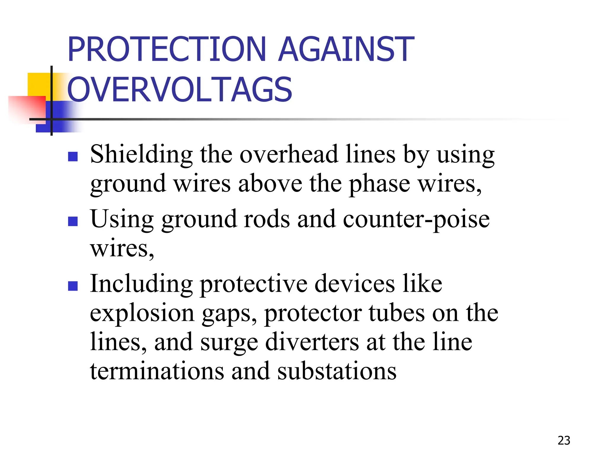 High Voltage Engineering- OVER VOLTAGES IN ELECTRICAL POWER SYSTEMS | PPT