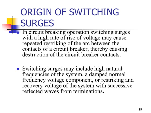 High Voltage Engineering- OVER VOLTAGES IN ELECTRICAL POWER SYSTEMS | PPT