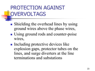 High Voltage Engineering- OVER VOLTAGES IN ELECTRICAL POWER SYSTEMS | PPT