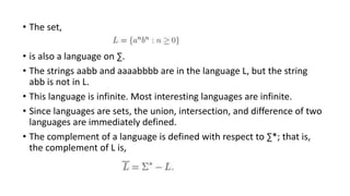 Introduction to Theory of computations:- | PPT