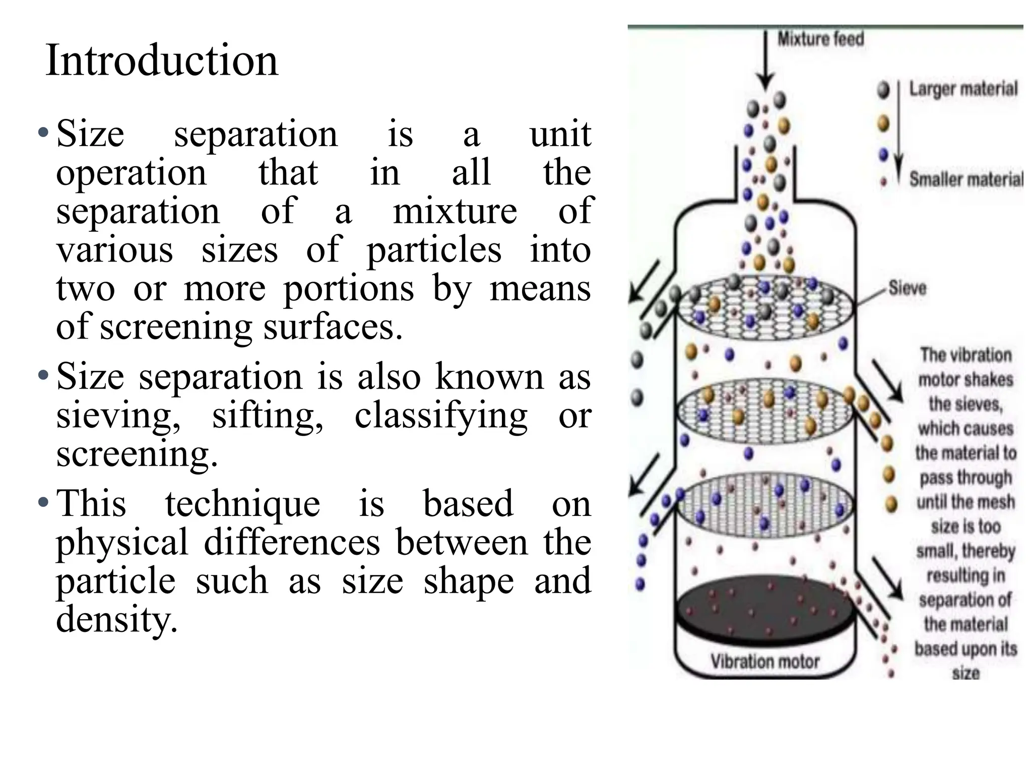 Pharmaceutical Engineering Unit I - III Size Separation.pptx