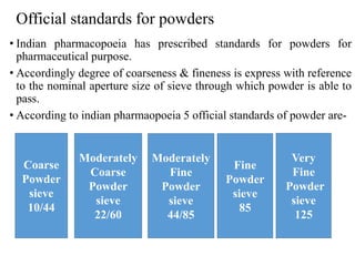 Pharmaceutical Engineering Unit I - III Size Separation.pptx