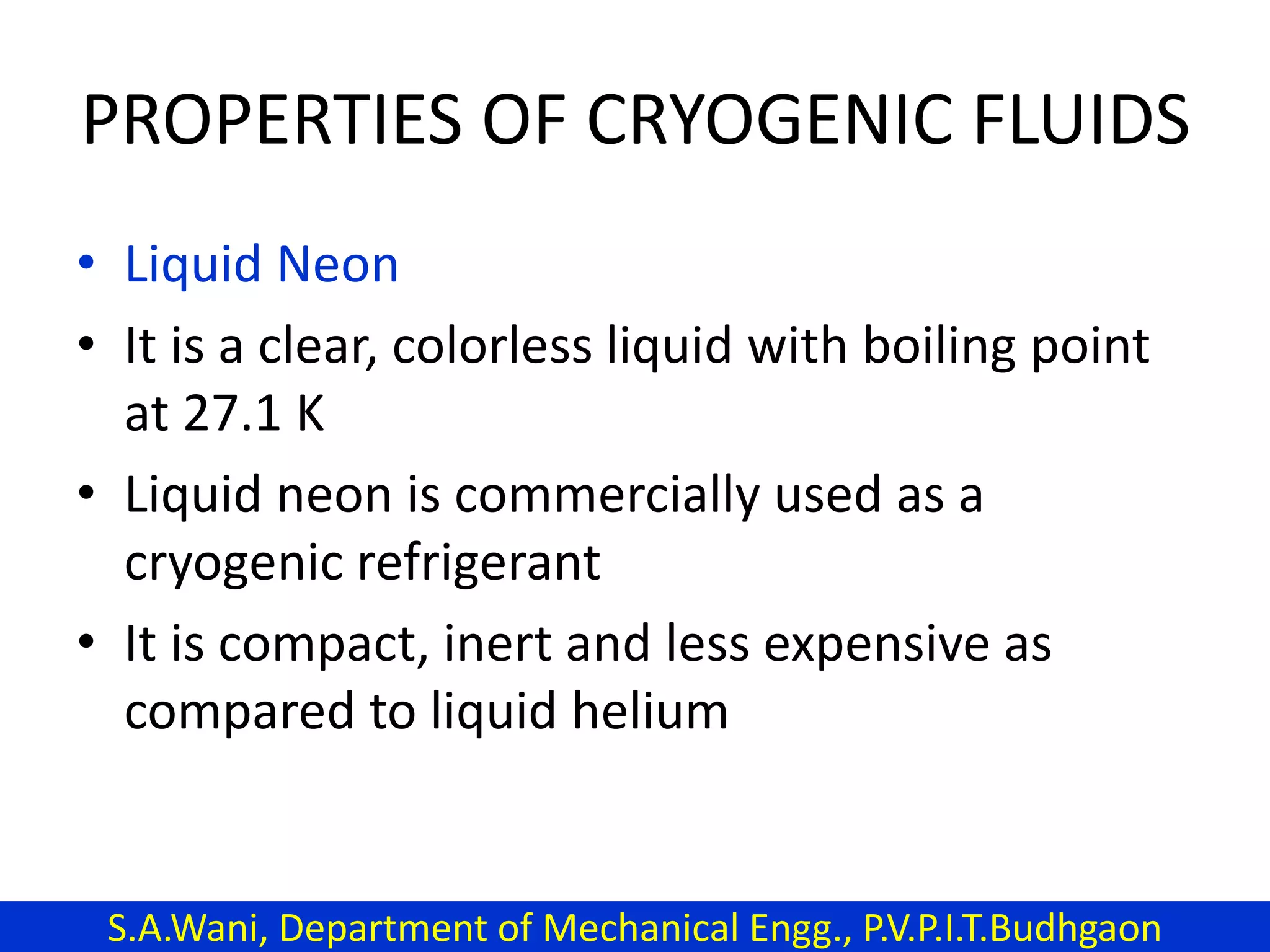 Unit i introduction to Cryogenics | PDF