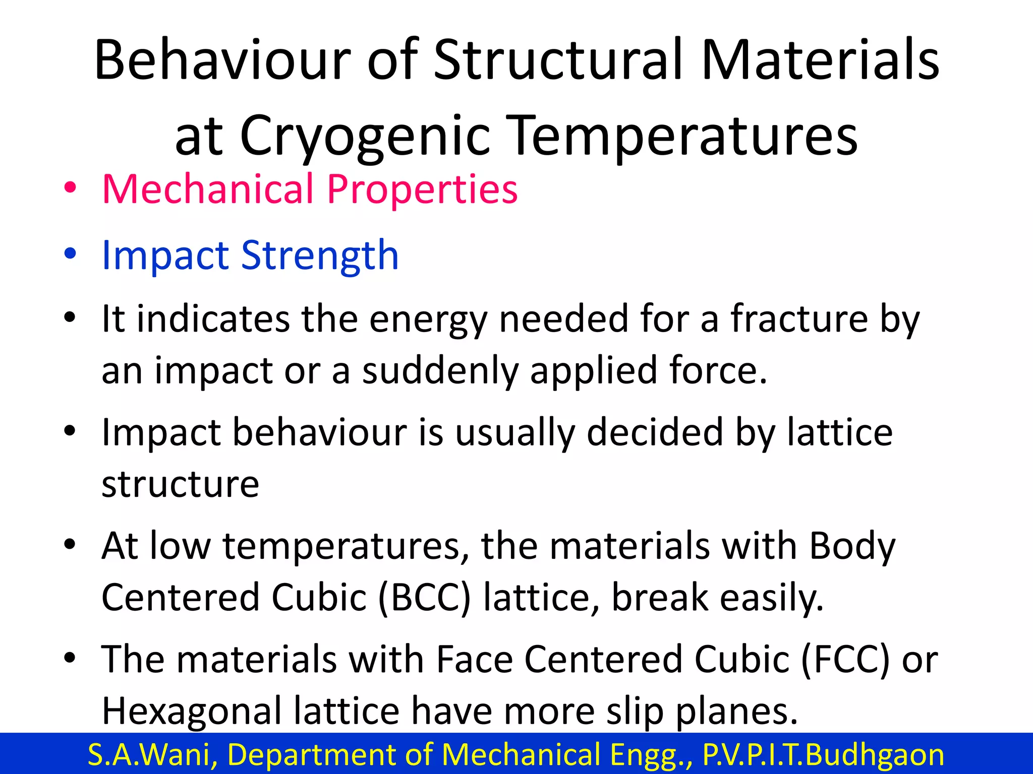 Unit i introduction to Cryogenics | PDF