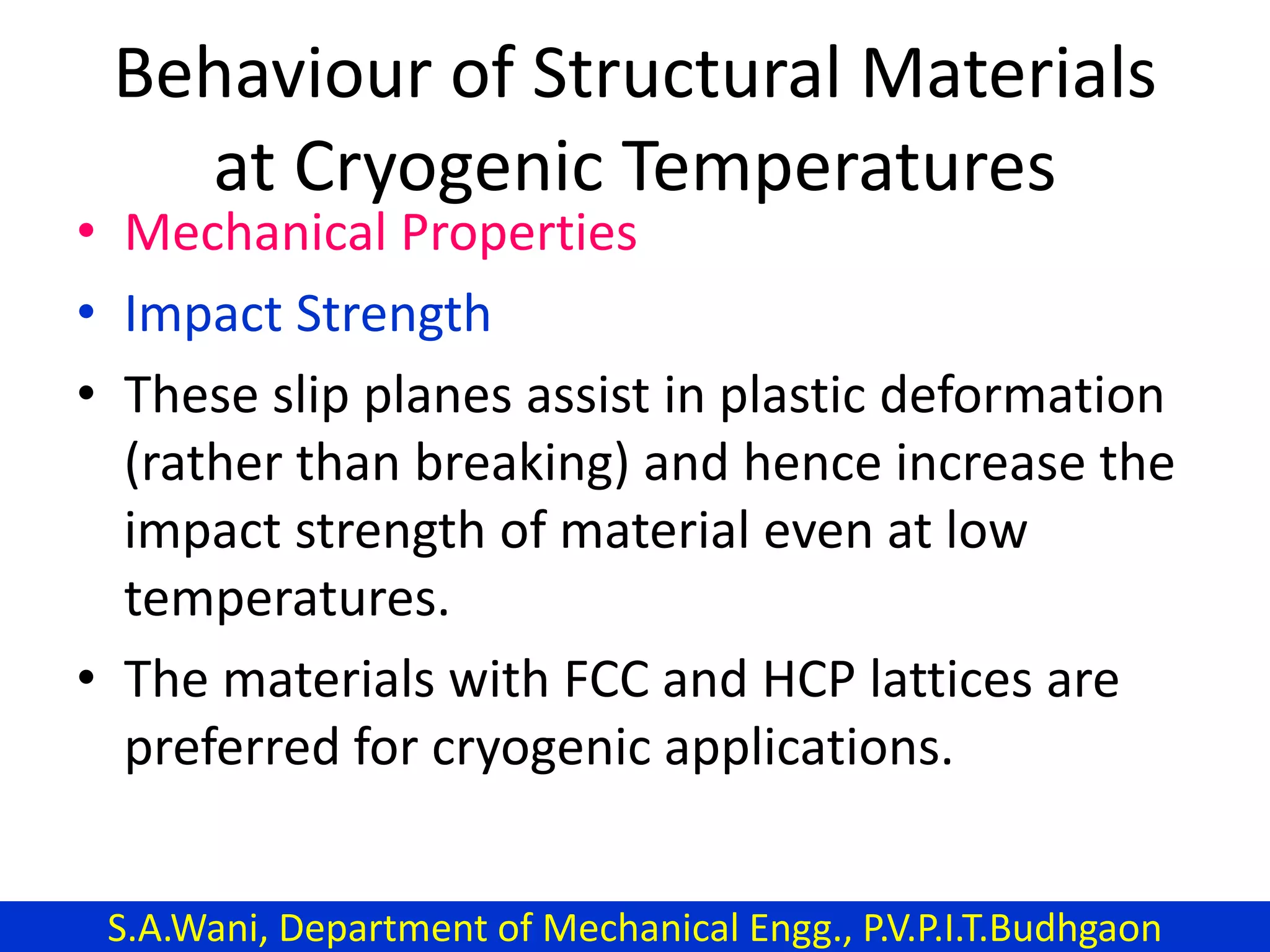 Unit i introduction to Cryogenics | PDF